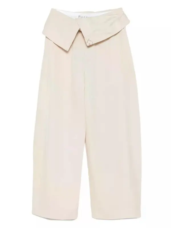 JW Anderson Fold-over Wide-leg Trousers