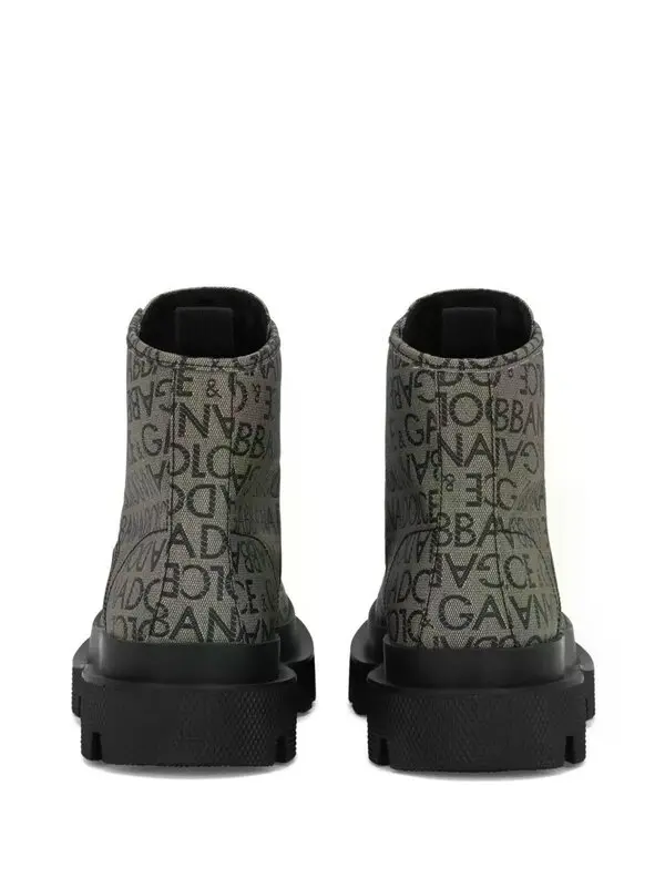 Dolce & Gabbana Logo-jacquard Ankle Boots