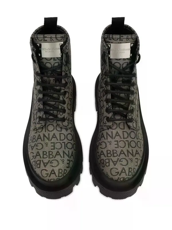 Dolce & Gabbana Logo-jacquard Ankle Boots