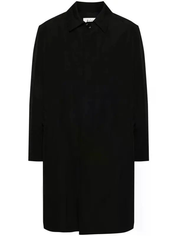 RÓHE Single-breasted Virgin Wool-blend Coat