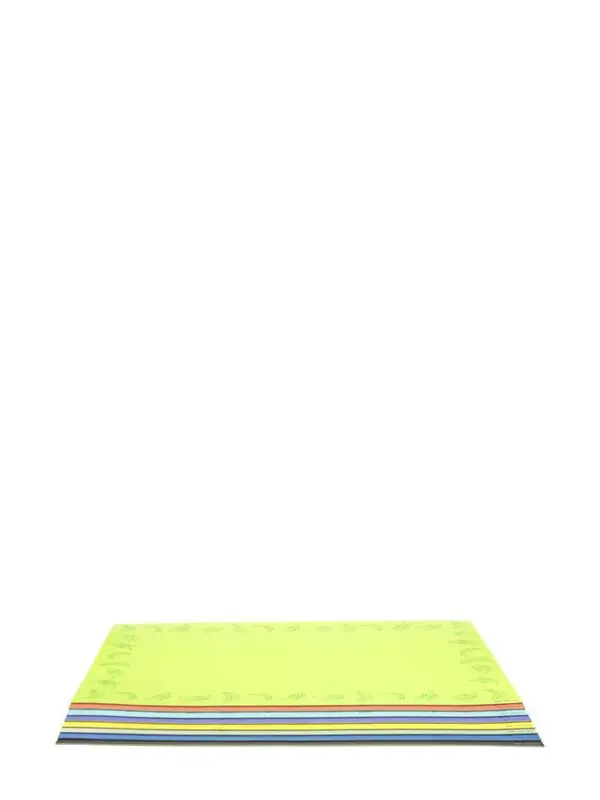 CU I SEEYOU Fruit-print Platemat - Yellow