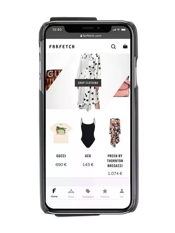 Valentino Garavani Rockstud Iphone X Case - Black