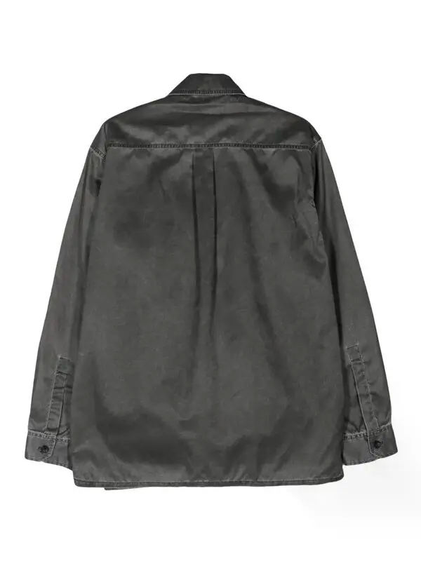 Y/project Logo-print Zip-up Overshirt