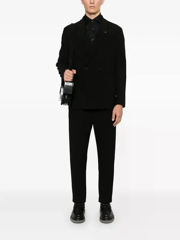 BARBA NAPOLI Poplin Shirt - Black