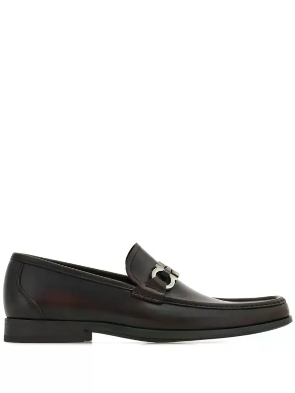 FERRAGAMO Gancini-plaque Loafers