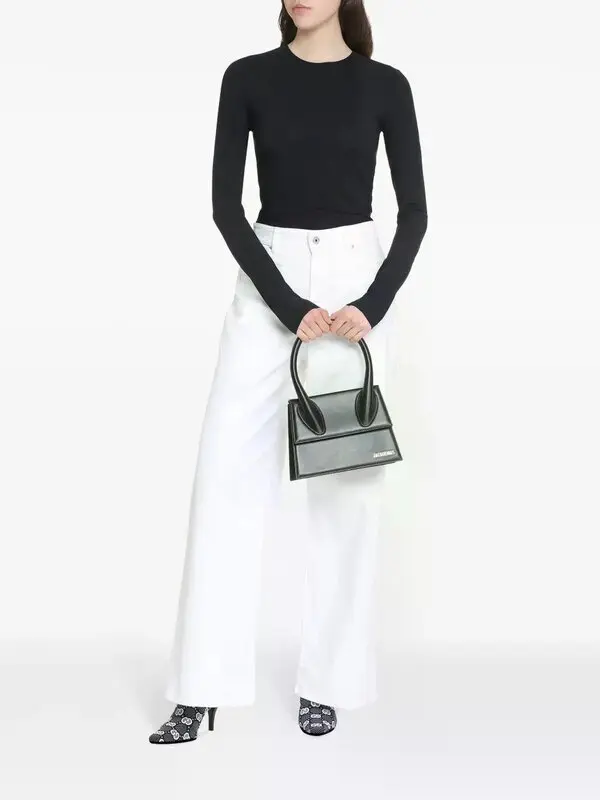 MAISON MARGIELA Round-neck Jersey Bodysuit - Black