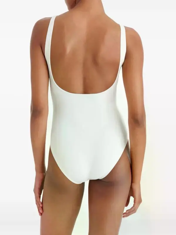 ERES Asia Striped-panel Swimsuit - White
