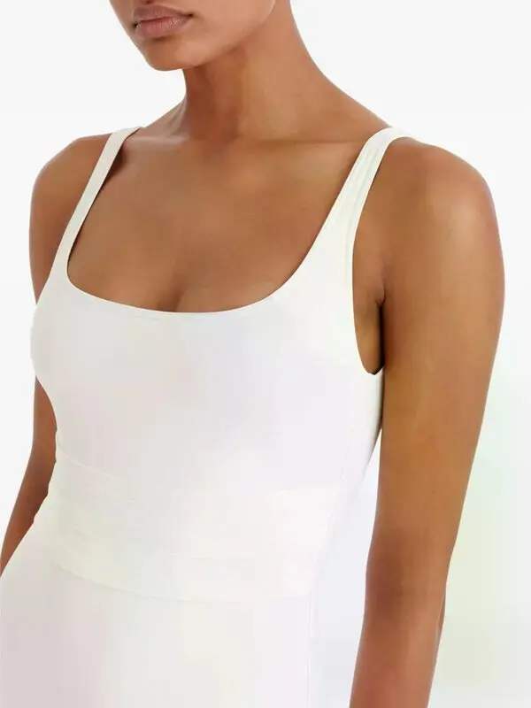 ERES Asia Striped-panel Swimsuit - White