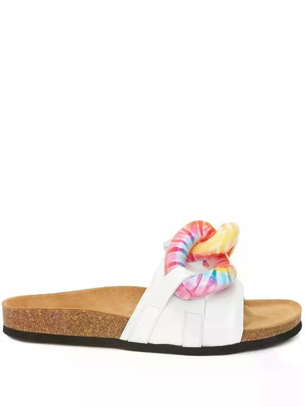 JW Anderson Chain Slip-on Slides - White