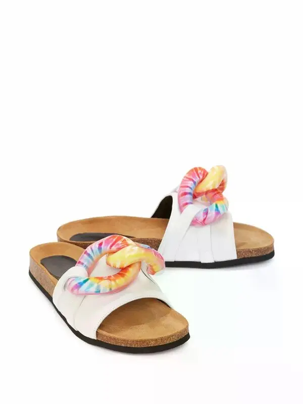 JW Anderson Chain Slip-on Slides - White