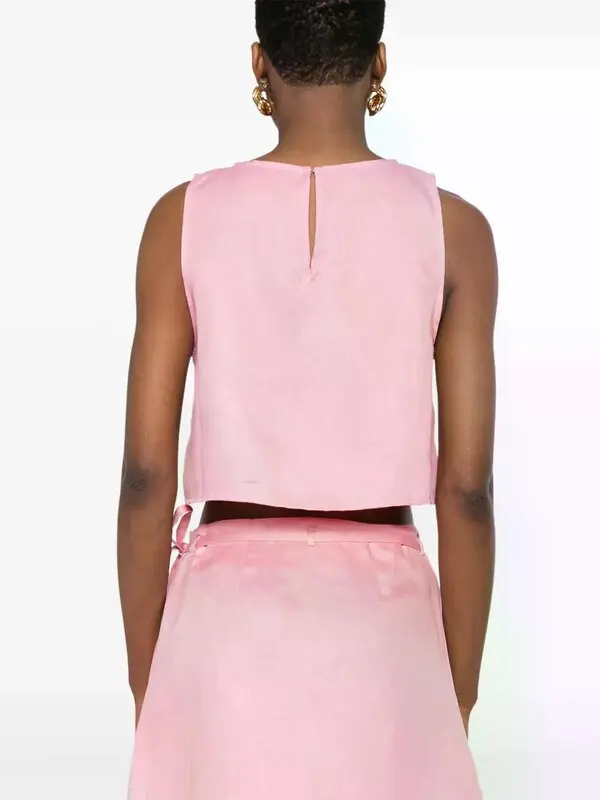 Asceno Kobe Crop Top - Pink