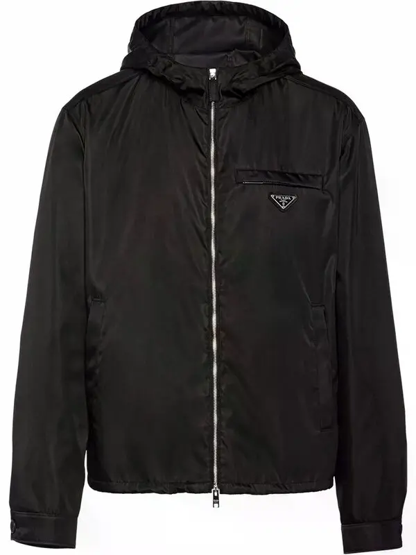 Prada Re-nylon Hooded Blouson Jacket