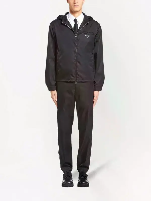 Prada Re-nylon Hooded Blouson Jacket