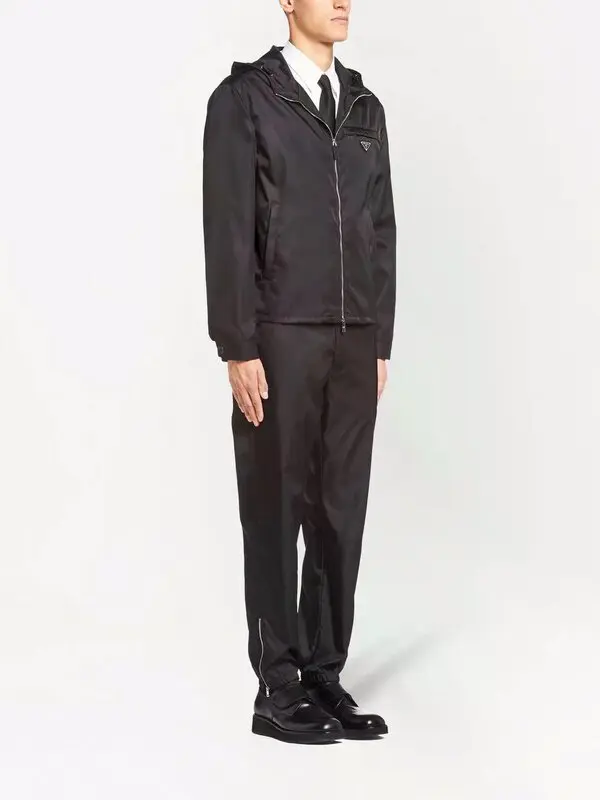 Prada Re-nylon Hooded Blouson Jacket