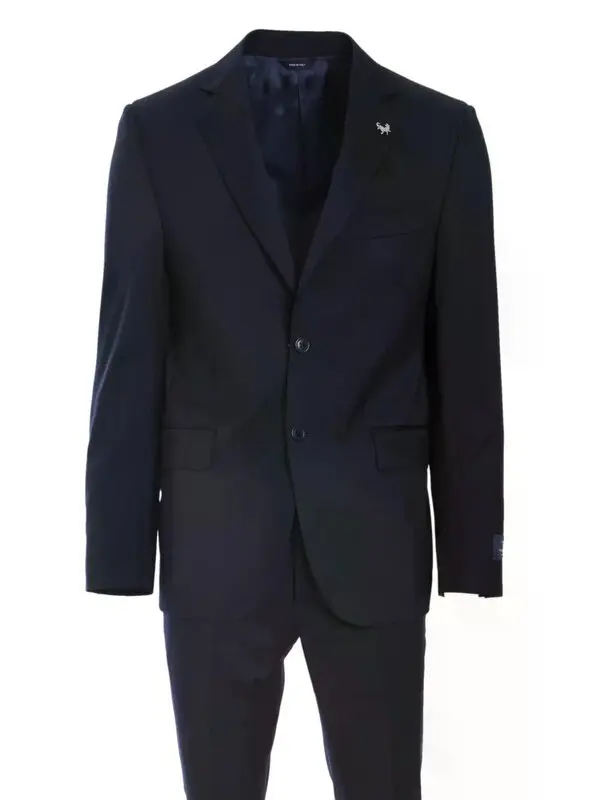 TOMBOLINI Virgin Wool Suit - Blue