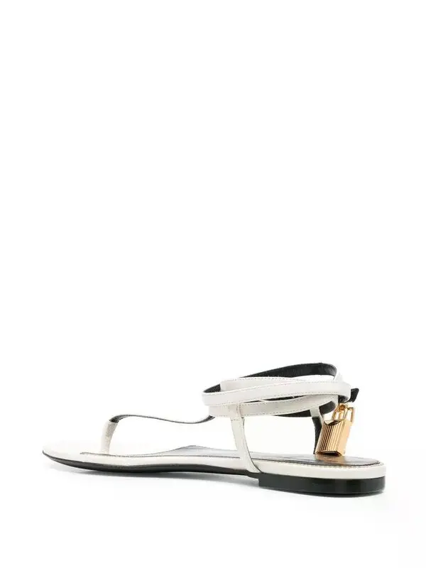 TOM FORD Padlock Flat Sandals