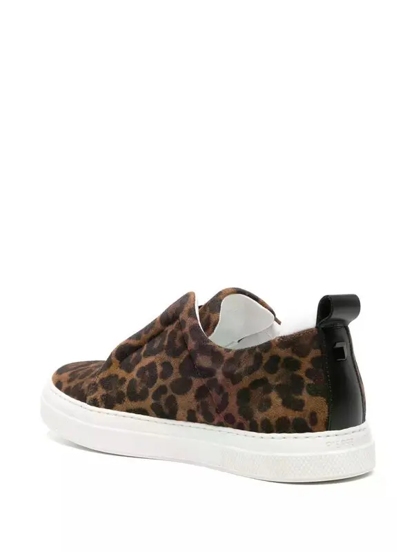 Pierre Hardy Leopard-pattern Suede Slider Sneakers - Brown