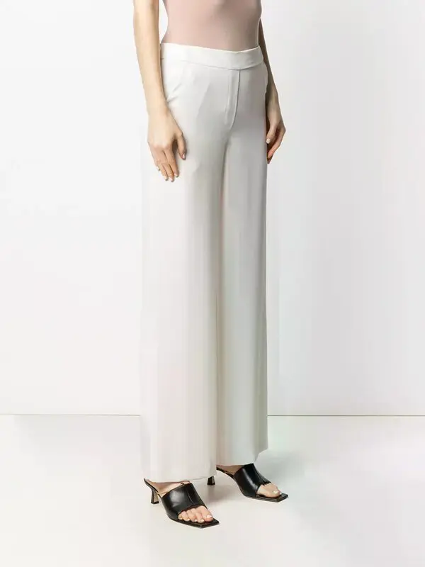P.a.r.o.s.h Wide-leg Pull-on Trousers - Neutrals