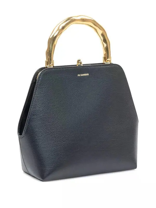 JIL SANDER Goji Square Tote Bag - Black