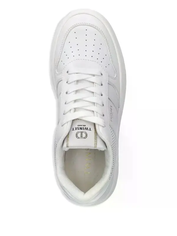 TWINSET Perforated Detailing Trainers