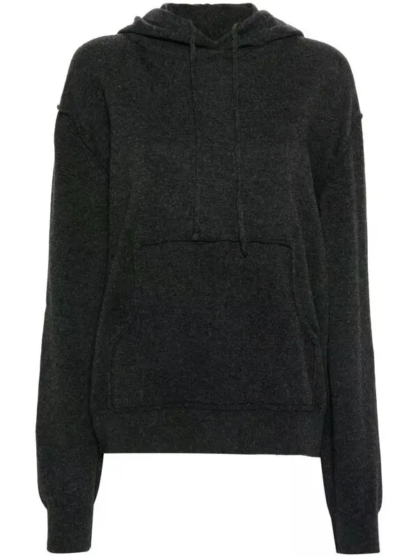 MAISON MARGIELA Four-stitch Logo Wool Blend Hoodie