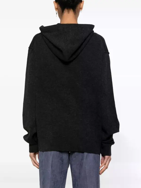MAISON MARGIELA Four-stitch Logo Wool Blend Hoodie