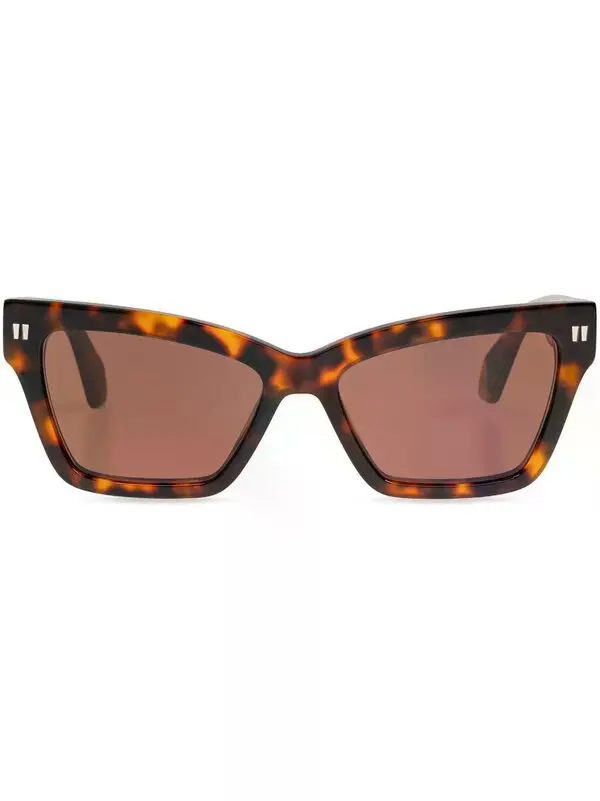 Off-White Cincinnati Cat-eye Sunglasses - Brown