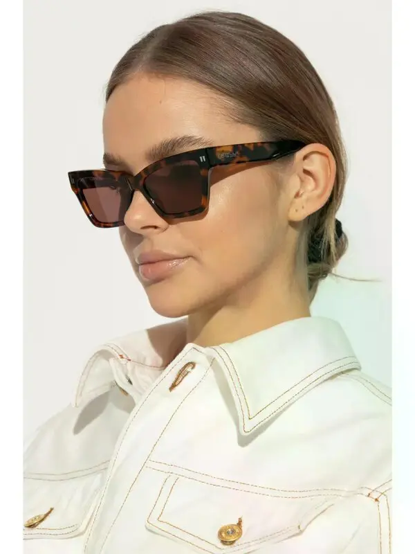 Off-White Cincinnati Cat-eye Sunglasses - Brown