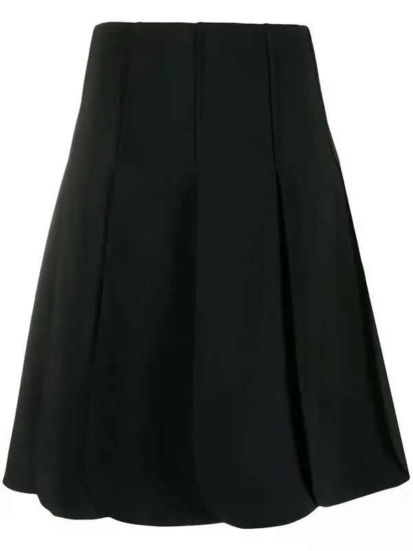 Valentino Garavani Pleated A-line Skirt