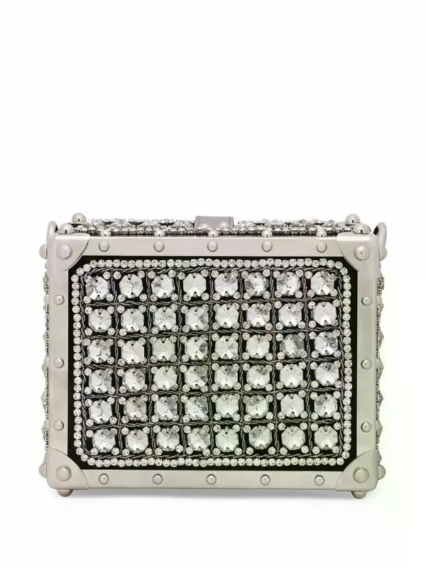 Dolce & Gabbana Jacquard Dolce Box Top-handle Bag - White