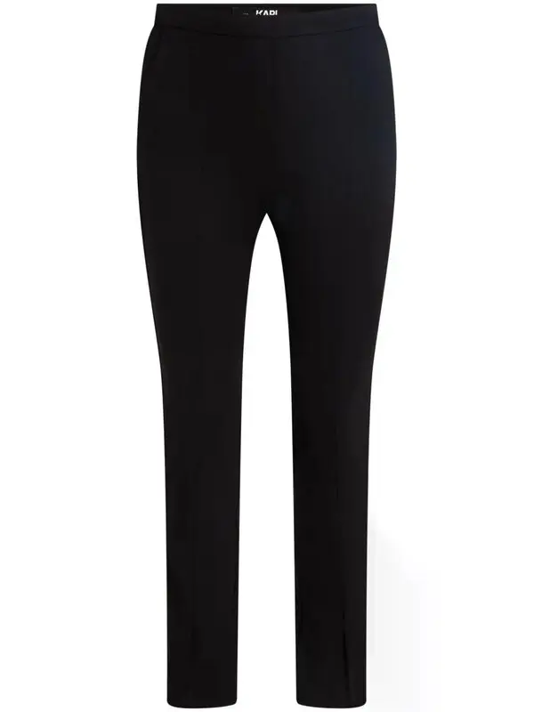 Karl Lagerfeld Logo-stripe Trousers - Black