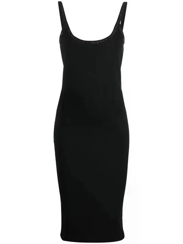 Alexander Wang Crystal-embellished Jersey Dress
