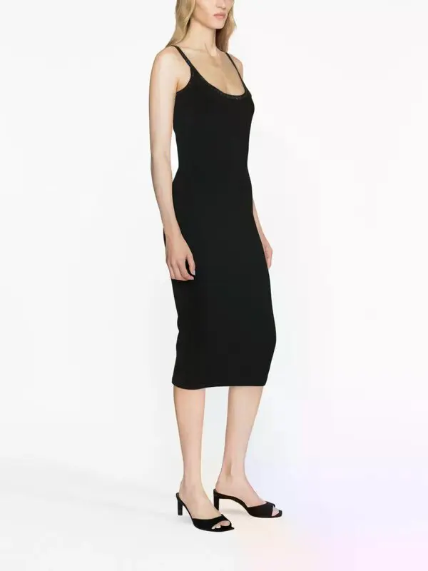 Alexander Wang Crystal-embellished Jersey Dress