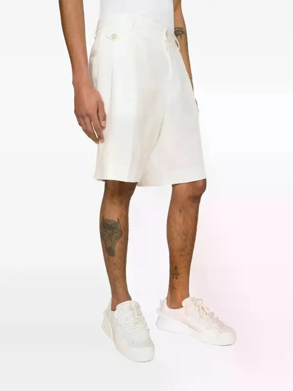 Dolce & Gabbana Linen Bermuda Shorts