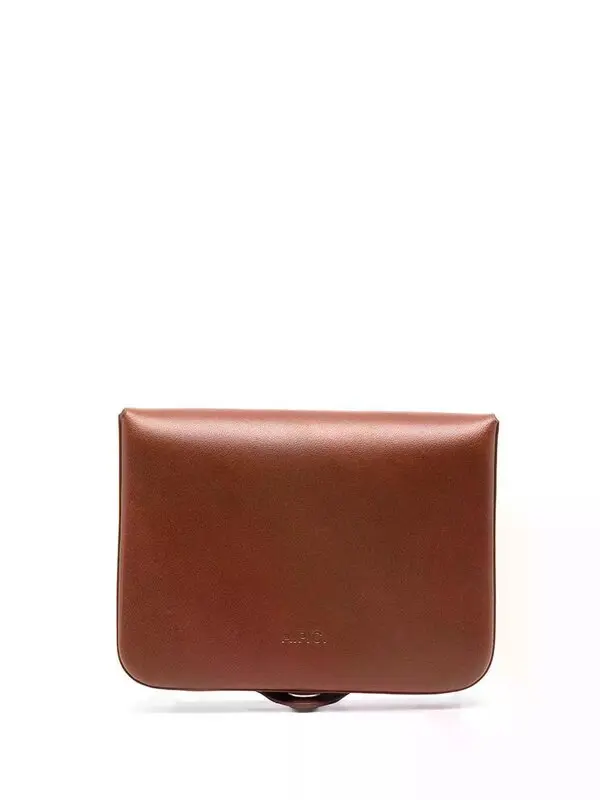 A.p.c. Snap-fastening Leather Wallet