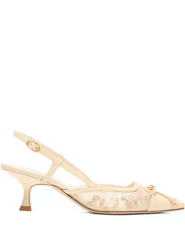 STUART WEITZMAN 50mm Kitten Heel Slingback Pumps