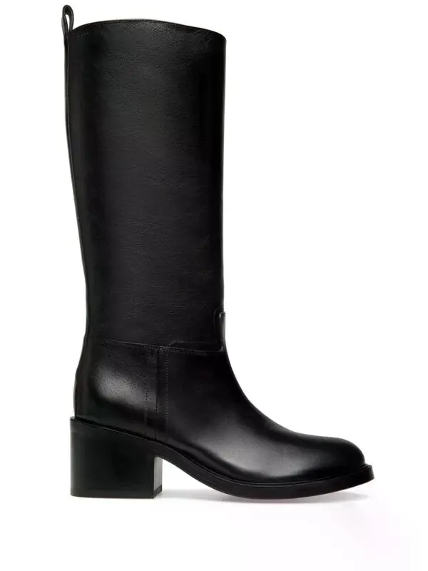 Bally Peggy Leather Knee-high Boots