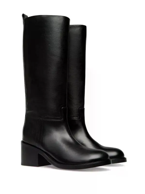 Bally Peggy Leather Knee-high Boots