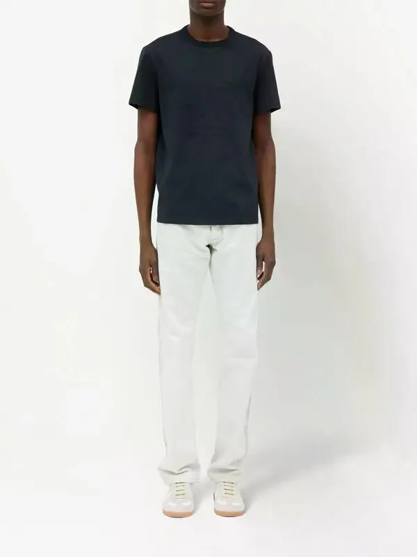 MAISON MARGIELA Numeric Logo-embroidered T-shirt - Grey