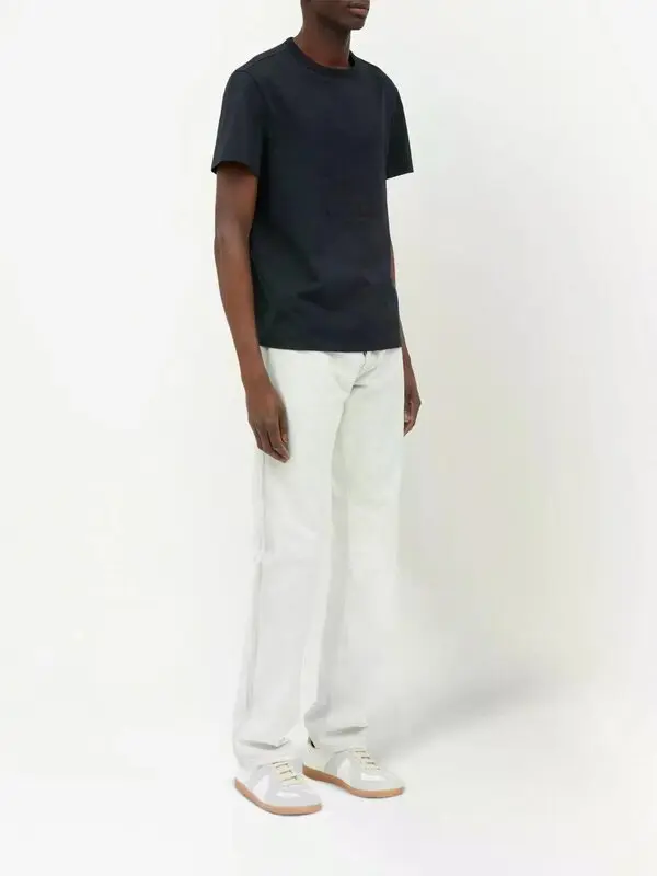 MAISON MARGIELA Numeric Logo-embroidered T-shirt - Grey