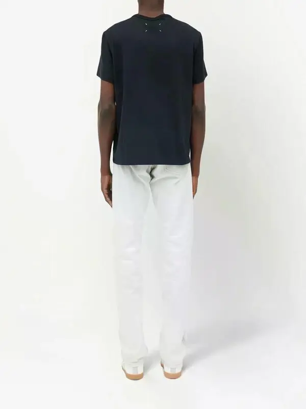 MAISON MARGIELA Numeric Logo-embroidered T-shirt - Grey