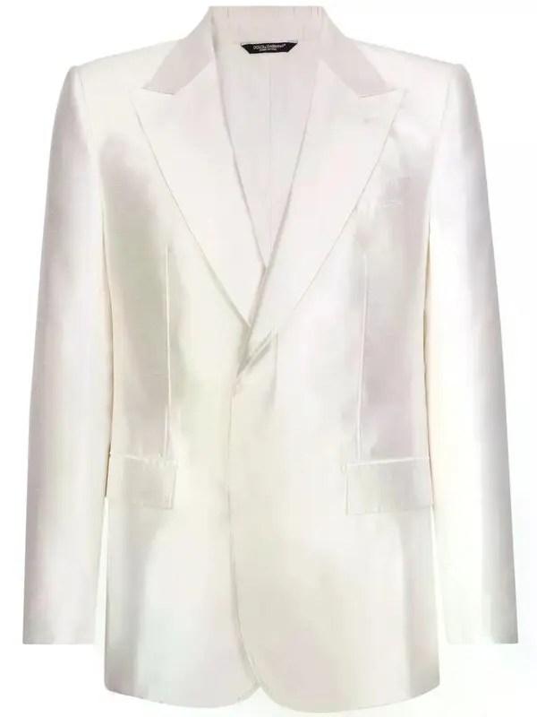 Dolce & Gabbana Single-breasted Silk Blazer