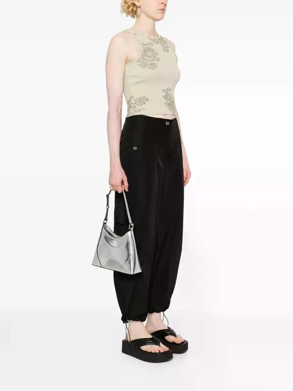 Staud Linda Shoulder Bag - Silver