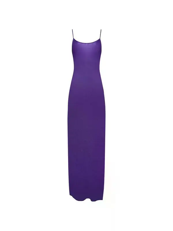 MAISON CLOSE Fever Backless Maxi Dress - Purple
