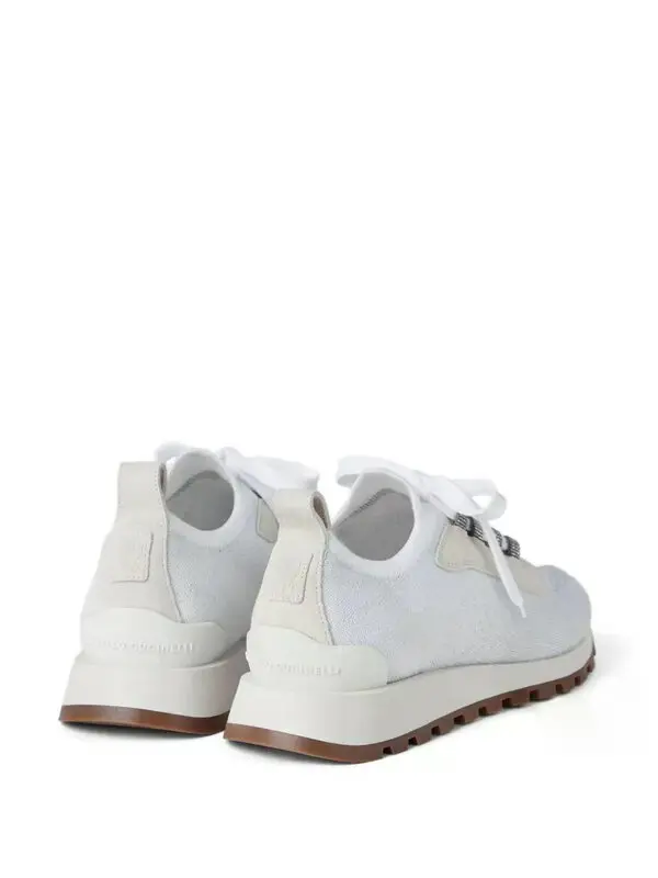 Brunello Cucinelli Knitted Low-top Sneakers