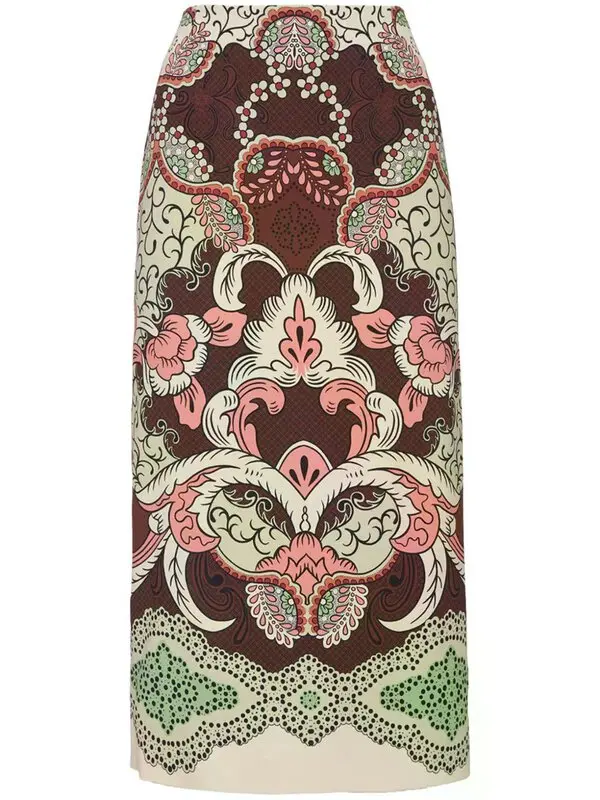 La DoubleJ Printed Pencil Skirt