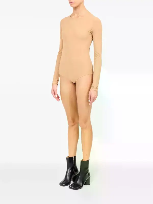 MAISON MARGIELA Numbers-motif Bodysuit - Neutrals