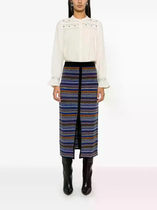 Ba&sh Flame Midi Skirt