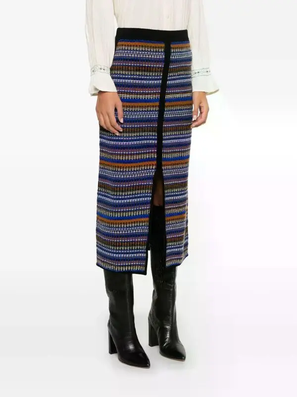 Ba&sh Flame Midi Skirt