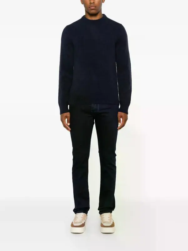 Jacob Cohen Nick Slim-cut Jeans With Majolica Print Scarf - Blue